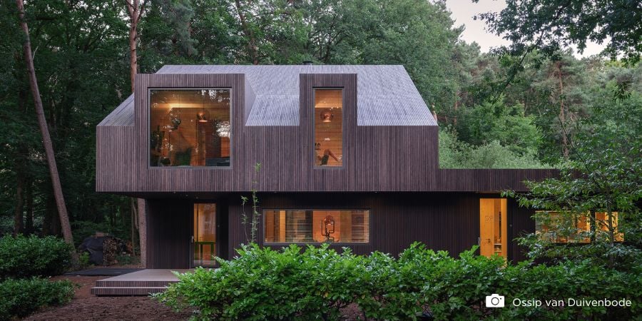 8 examples of vertical timber cladding with bamboo